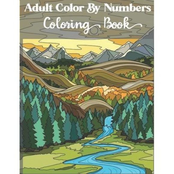 Shamonto Press | Other | Adult Color By Numbers Coloring Book Beautiful ...